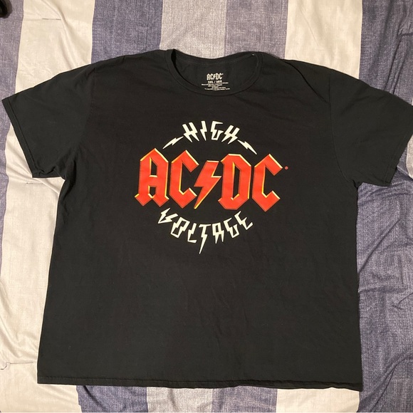 AC/DC | Shirts | Acdc High Voltage Mens T Shirt Sz 3xl Band Tee Black ...